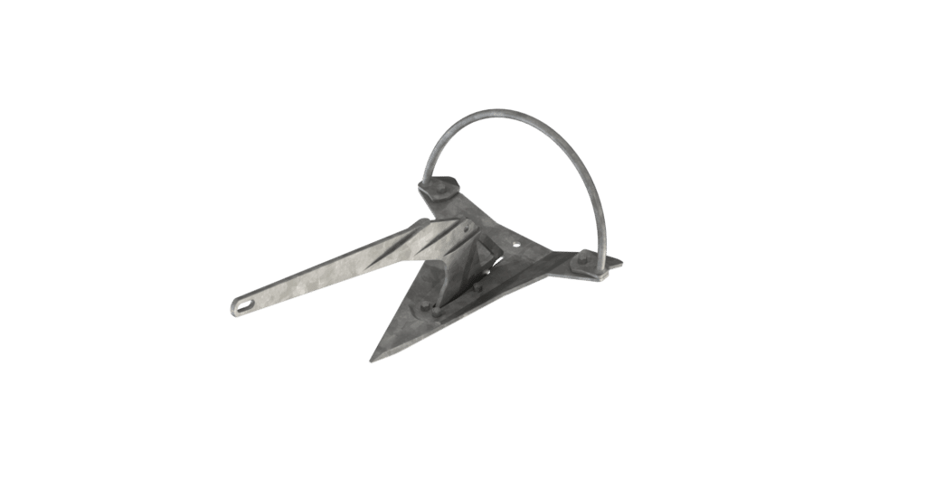 85lbs - M1 Performance Galvanized Steel Mantus Anchor - Mantus Marine